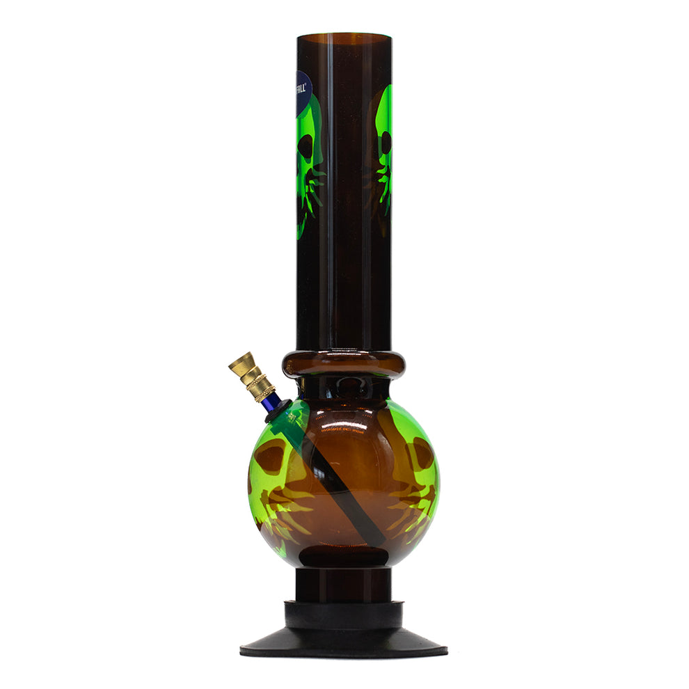 Acrylic Skull Bubble Bong with Ice Catcher – The Bong Shop