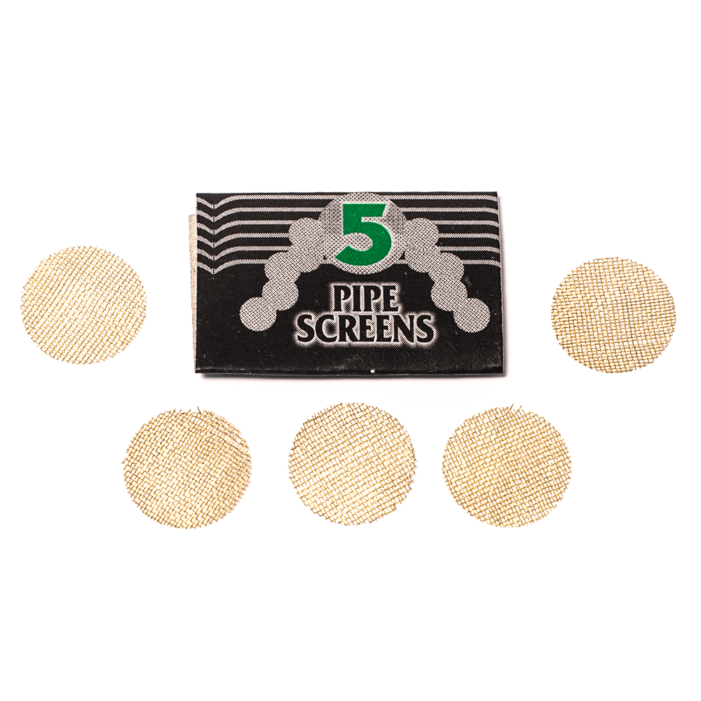 5 PACK - BRASS PIPE SCREENS – The Bong Shop