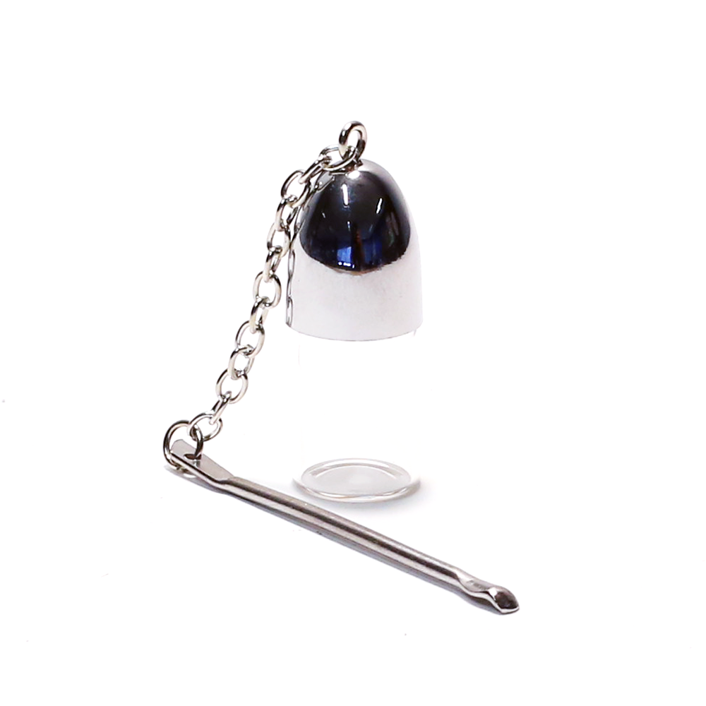 SNUFF VIAL WITH SILVER CAP AND SPOON – The Bong Shop