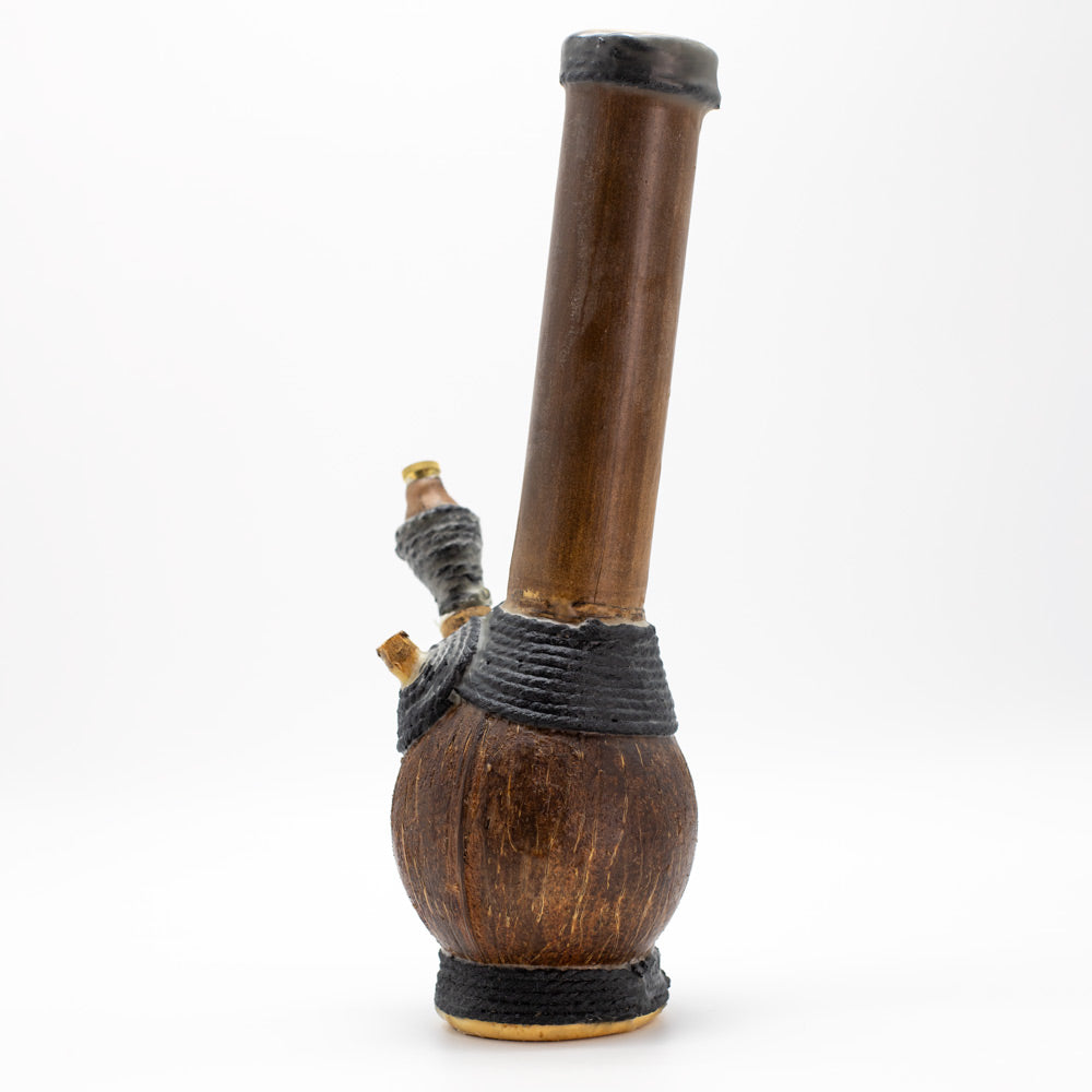 HUNI PIPES - CHALICE - BAMBOO & COCONUT BONG – The Bong Shop