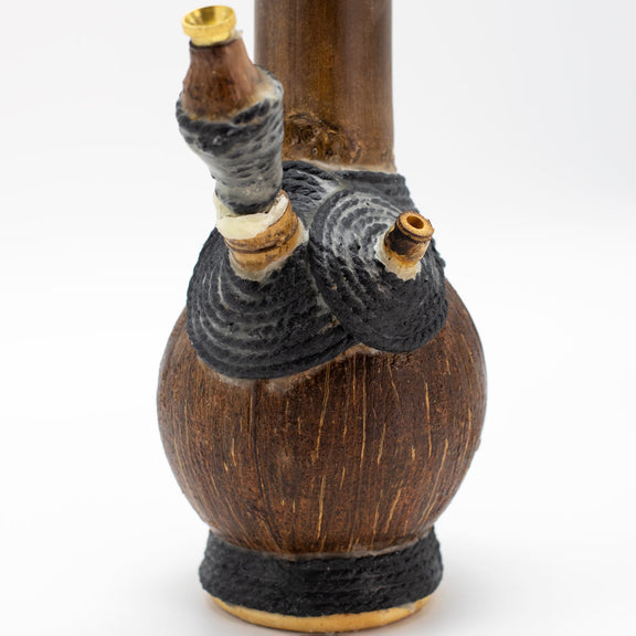 HUNI PIPES - CHALICE - BAMBOO & COCONUT BONG – The Bong Shop