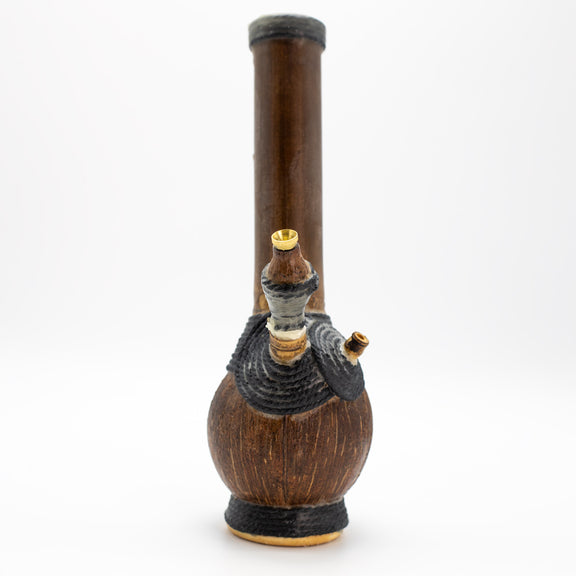 HUNI PIPES - CHALICE - BAMBOO & COCONUT BONG – The Bong Shop